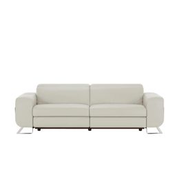 JOOP! Ledersofa 8151 ¦ grau ¦ Maße (cm): B: 238 H: 74 T: 111