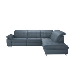 Lounge Collection Ecksofa Inka ¦ blau ¦ Maße (cm): B: 295 H: 85 T: 2