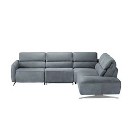 Musterring Ecksofa MR260 ¦ blau ¦ Maße (cm): B: 281 H: 82 T: 248