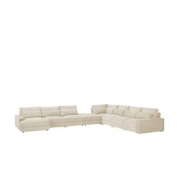 Höffner Wohnlandschaft Branna ¦ creme ¦ Maße (cm): B: 502 H: 88 T: 412