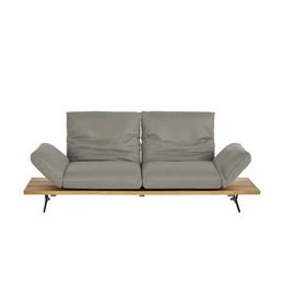 Koinor Ledersofa Marilyn ¦ grau ¦ Maße (cm): B: 232 H: 96 T: 90