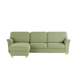 Smart Ecksofa Valencia ¦ grün ¦ Maße (cm): B: 265 H: 90 T: 173