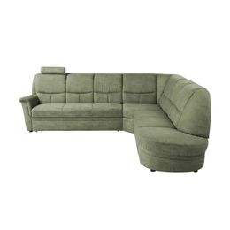 meinSofa Ecksofa Chris ¦ grün ¦ Maße (cm): B: 290 H: 96 T: 277