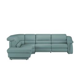 himolla Ecksofa 1301 ¦ blau ¦ Maße (cm): B: 294 H: 86 T: 256