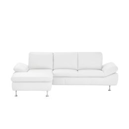 Smart Ecksofa Okelani ¦ weiß ¦ Maße (cm): B: 236 H: 78 T: 152