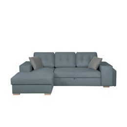 Höffner Ecksofa mit Schlaffunktion Caliope ¦ Maße (cm): B: 217 H: 88 T: 163