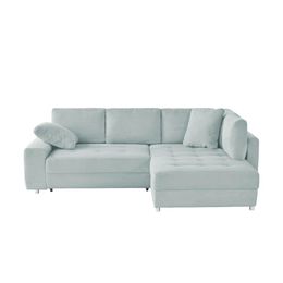 bobb Ecksofa Arissa de Luxe ¦ blau ¦ Maße (cm): B: 265 H: 84 T: 215