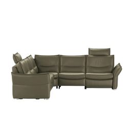 Musterring Ecksofa MR250 ¦ grün ¦ Maße (cm): B: 273 H: 91 T: 273