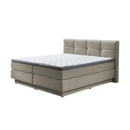 U.N.O uno Boxspringbett Chicago ¦ creme ¦ Maße (cm): B: 188 H: 112