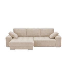 bobb Ecksofa mit pflegeleichtem Bezugsstoff Caro II ¦ beige ¦ Maße