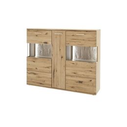 Woodford Highboard Astoria ¦ holzfarben ¦ Maße (cm): B: 150 H: 121 T