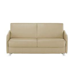 Höffner Schlafsofa München ¦ beige ¦ Maße (cm): B: 177 H: 84 T: 100