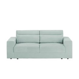 Höffner Big Sofa 2,5 Sitzer Branna ¦ grün ¦ Maße (cm): B: 209 H: 89 T: 102