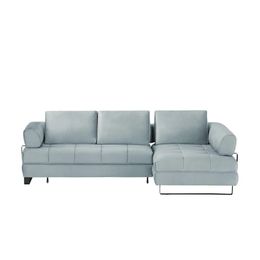 switch Ecksofa Havana ¦ blau ¦ Maße (cm): B: 272 H: 89 T: 173