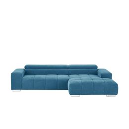 U.N.O uno Ecksofa Origo ¦ blau ¦ Maße (cm): B: 303 H: 70 T: 185