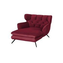 Jette Home Longseat-Sessel Samt Caldara ¦ rot ¦ Maße (cm): B: 126 H: