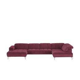 Lounge Collection Wohnlandschaft Sarina ¦ rot ¦ Maße (cm): B: 383 H: