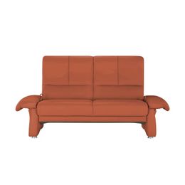 himolla Ledersofa 6001 ¦ orange ¦ Maße (cm): B: 173 H: 102 T: 86