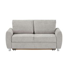 Smart Schlafsofa Valencia ¦ silber ¦ Maße (cm): B: 178 H: 95 T: 97