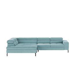 Gallery M Ecksofa Felicia Due ¦ blau ¦ Maße (cm): B: 309 H: 72 T: 21