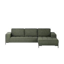 Smart Ecksofa Garda ¦ grün ¦ Maße (cm): B: 280 H: 81 T: 166