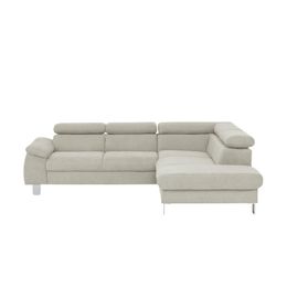 U.N.O uno Ecksofa Micky ¦ creme ¦ Maße (cm): B: 249 H: 72 T: 207