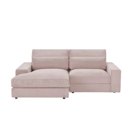 Höffner Ecksofa Branna ¦ rosa/pink ¦ Maße (cm): B: 232 H: 88 T: 164