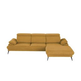 switch Ecksofa Sicilia ¦ gelb ¦ Maße (cm): B: 290 H: 101 T: 187