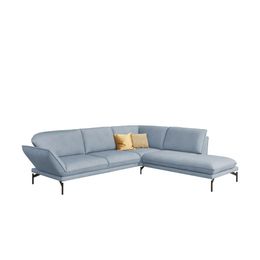 himolla Ecksofa 1478 ¦ blau ¦ Maße (cm): B: 275 H: 87