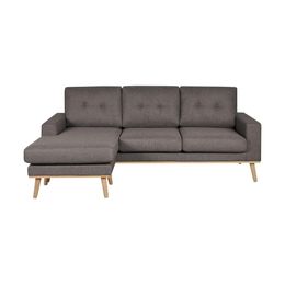 Höffner Ecksofa beidseitig stellbar Cristy ¦ grau ¦ Maße (cm): B: 211 H: 88 T