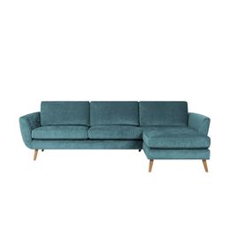 Soho Ecksofa Smilla ¦ türkis/petrol ¦ Maße (cm): B: 274 H: 85 T: 156