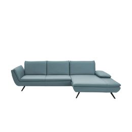 meinSofa Ecksofa Luca ¦ türkis/petrol ¦ Maße (cm): B: 315 H: 88 T: 1