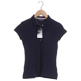 Tommy Hilfiger Damen Poloshirt, marineblau, Gr. 34