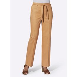 Schlupfhose Inspirationen Gr. 46, Normalgrößen, braun (camel) Damen Hosen