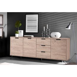 Sideboard Inosign "Palma" Sideboards braun (eichefarben) Breite 206 cm