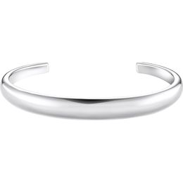 Armreif Thomas Sabo "im zeitlos-edlem Design, AR115-001-21-L17, AR115-413-39-L17" Armbänder Gr. 17, Silber 925 (Sterlingsilber), silberfarben Damen