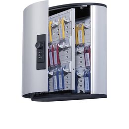Durable Design-Schlüsselkasten, mit Zahlenkombinationsschloss, HxBxT 280 x 300 x 118 mm, 36 Haken