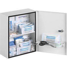 Söhngen SÖHNGEN Verbandschrank nach DIN 13157, mit Inhalt, weiß, Tiefe 140 mm, HxB 362 x 302 mm