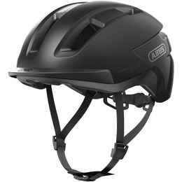 Fahrradhelm Abus "PURL-Y ACE" Helme Gr. L Kopfumfang: 57cm - 61cm, schwarz (velvet black)