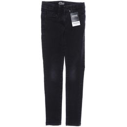 s.Oliver Damen Jeans, schwarz, Gr. 140