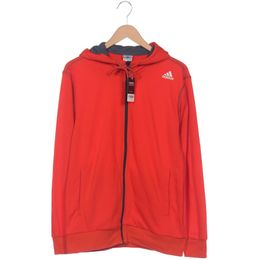 Adidas Herren Kapuzenpullover, rot, Gr. 48