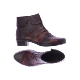 Rieker Damen Stiefelette, bordeaux, Gr. 39