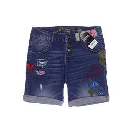 Desigual Damen Shorts, blau, Gr. 28