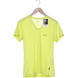 Jack Wolfskin Damen T-Shirt, gelb, Gr. 38