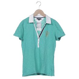 Tommy Hilfiger Damen Poloshirt, türkis, Gr. 38