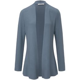 Strickjacke aus 100% Baumwolle Supima Peter Hahn blau