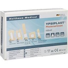 Pflaster-Sortiment YPSIPLAST®, 50 Stück, robust, hautfarbenes Gewebe