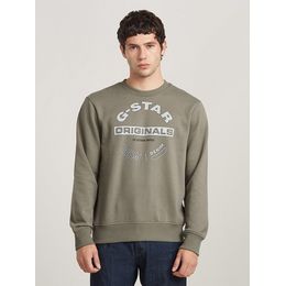G-Star Raw G-Star Sweatshirt in Khaki - 72% | Gr&ouml;&szlig;e M | Herren-plussize