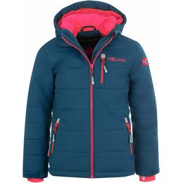 Trollkids Ski-/ Snowboardjacke "Hemsedal XT" in Dunkelblau/ Pink - 57% | Gr&ouml;&szlig;e 116 | Kinder-outdoor-jacken