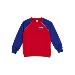Fred's World by GREEN COTTON Fred ́s World by GREEN COTTON Sweatshirt "Racing" in Rot/ Blau - 76% | Größe 128 | Kinder-sweatshirts-jacken